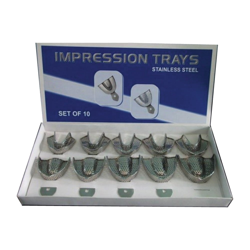 Impression Trays, Perforated Set of 10 PCS - ComDent
