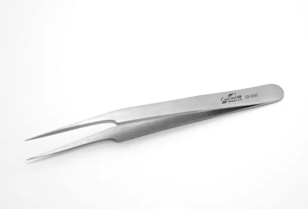 Surgical Tissue Tweezers 11.5cm Fine Pointed Forceps Straight - ComDent